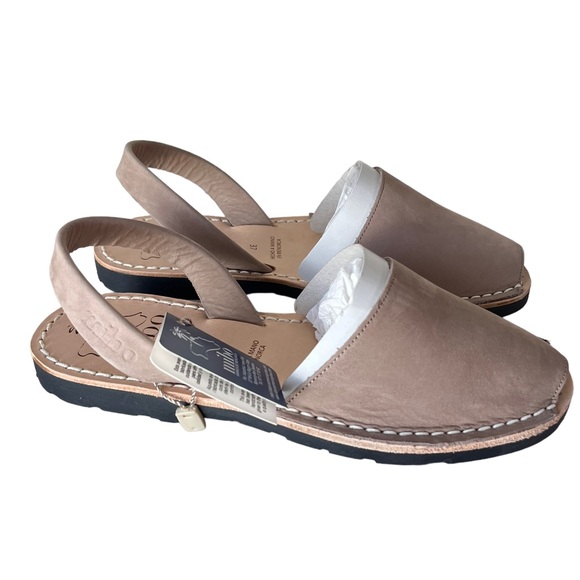 Mibo | Shoes | Mibo Avarcas Leather Slingback Sandals 7 Nwt | Poshmark